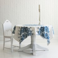 Celestine 58 Square Tablecloth Les Indiennes